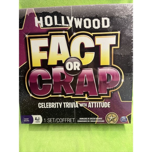 SpinMaster | Games | Ollierv Hollywood Fact Or Crap Celebrity Trivia ...